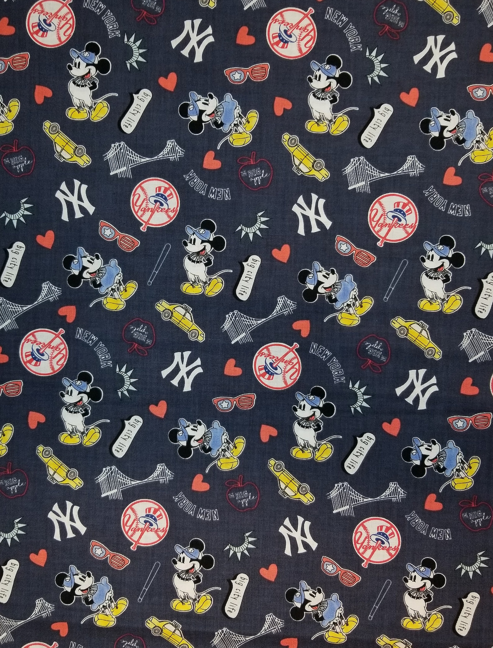 MLB New York Yankees Disney Mickey Mouse Mashup Baseball - Etsy UK