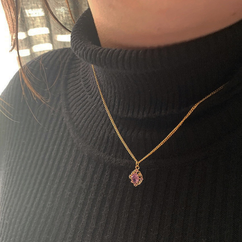 Purple Gold Jewelry - Etsy