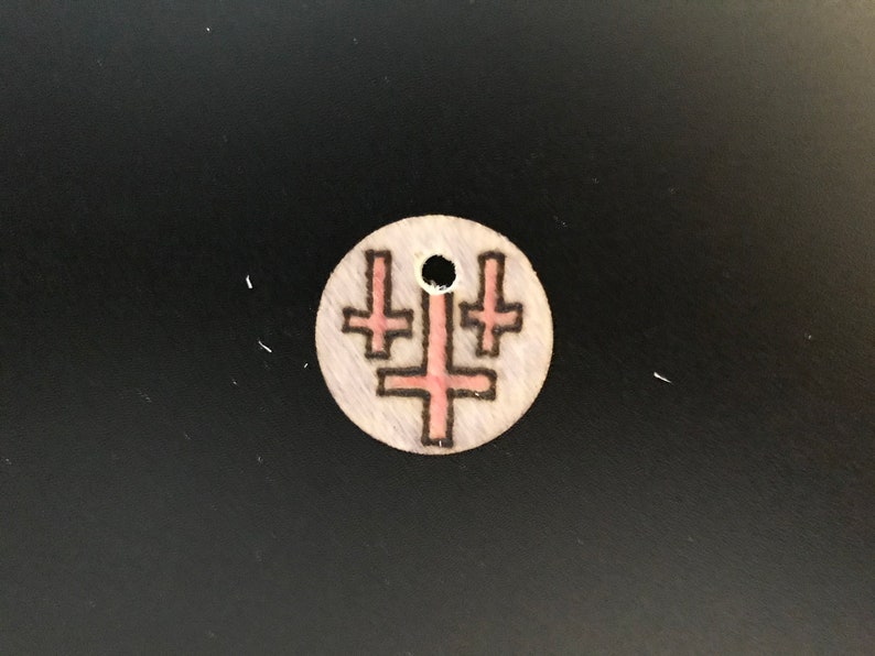 Triple Inverted Cross Pendant - Etsy