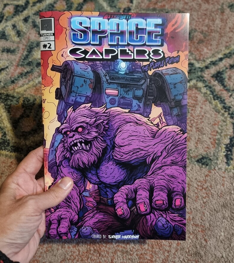 Astroyeti Space Capers Comic 2 - Etsy