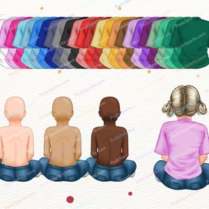 Bundle Boy and Girl Clipart, Child Clipart, Children Day, Kid Clipart ...