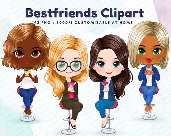 Chibi Girls Friends