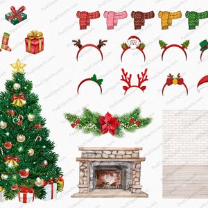 Bundle Christmas Family Clipart, Winter Family, Parents and Kids ...