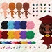 Chibi Graduation Girls, Cap and Gown Clipart, School Graphics, Graduate ...