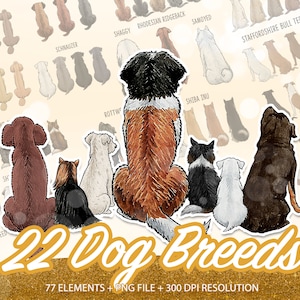 Dog Breeds Clipart, Dogs Clip Art, Dog Lovers Clipart,dog Clipart ...