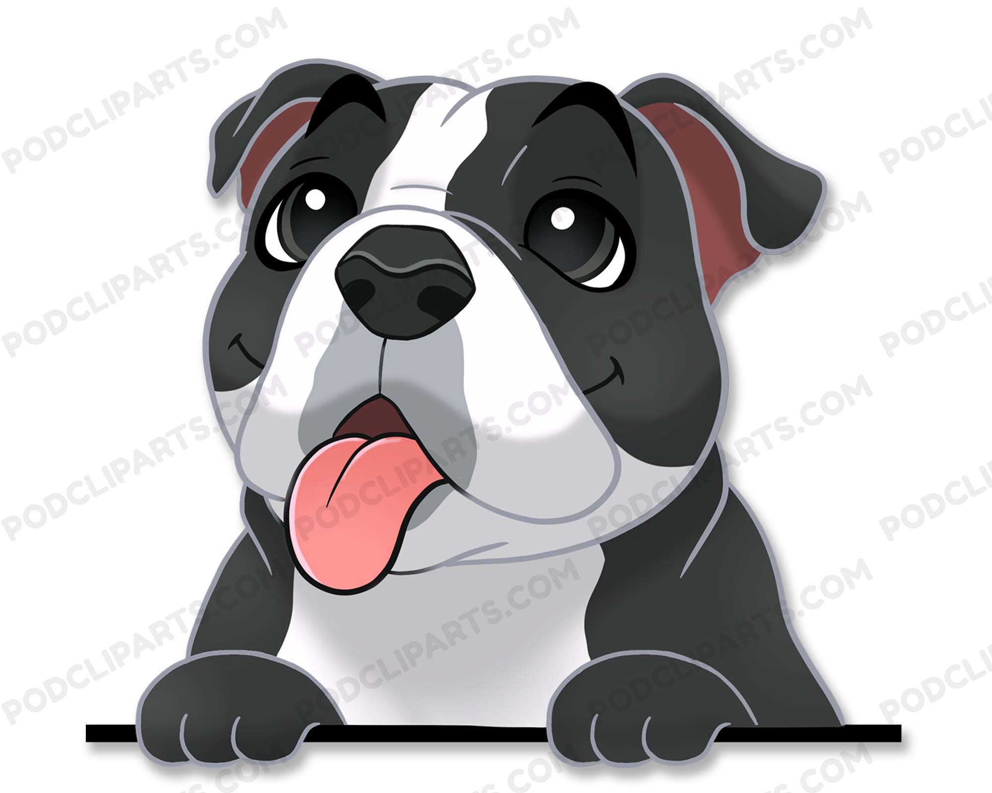 American Bulldog Cartoon