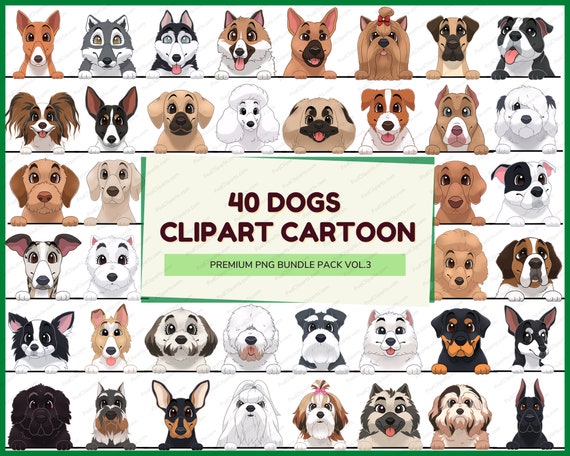 3 Dogs Clipart