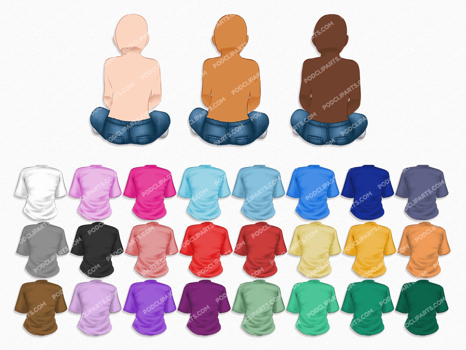 Bundle Boy and Girl Clipart Child Clipart Children Day Kid - Etsy