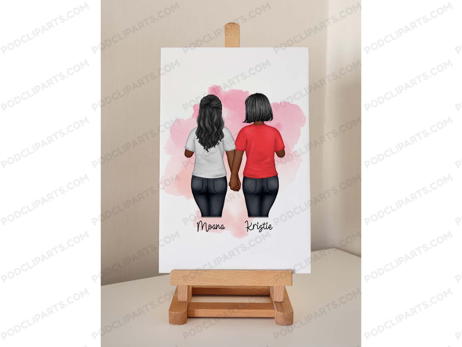 Lesbian Clipart Couple Clipart Lgbt Pride Clipart Best Etsy