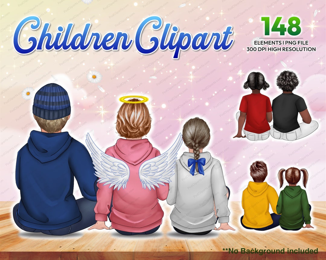 We Are Children Clipart PNG, Cute Baby Clipart, Child, Kids Clipart ...