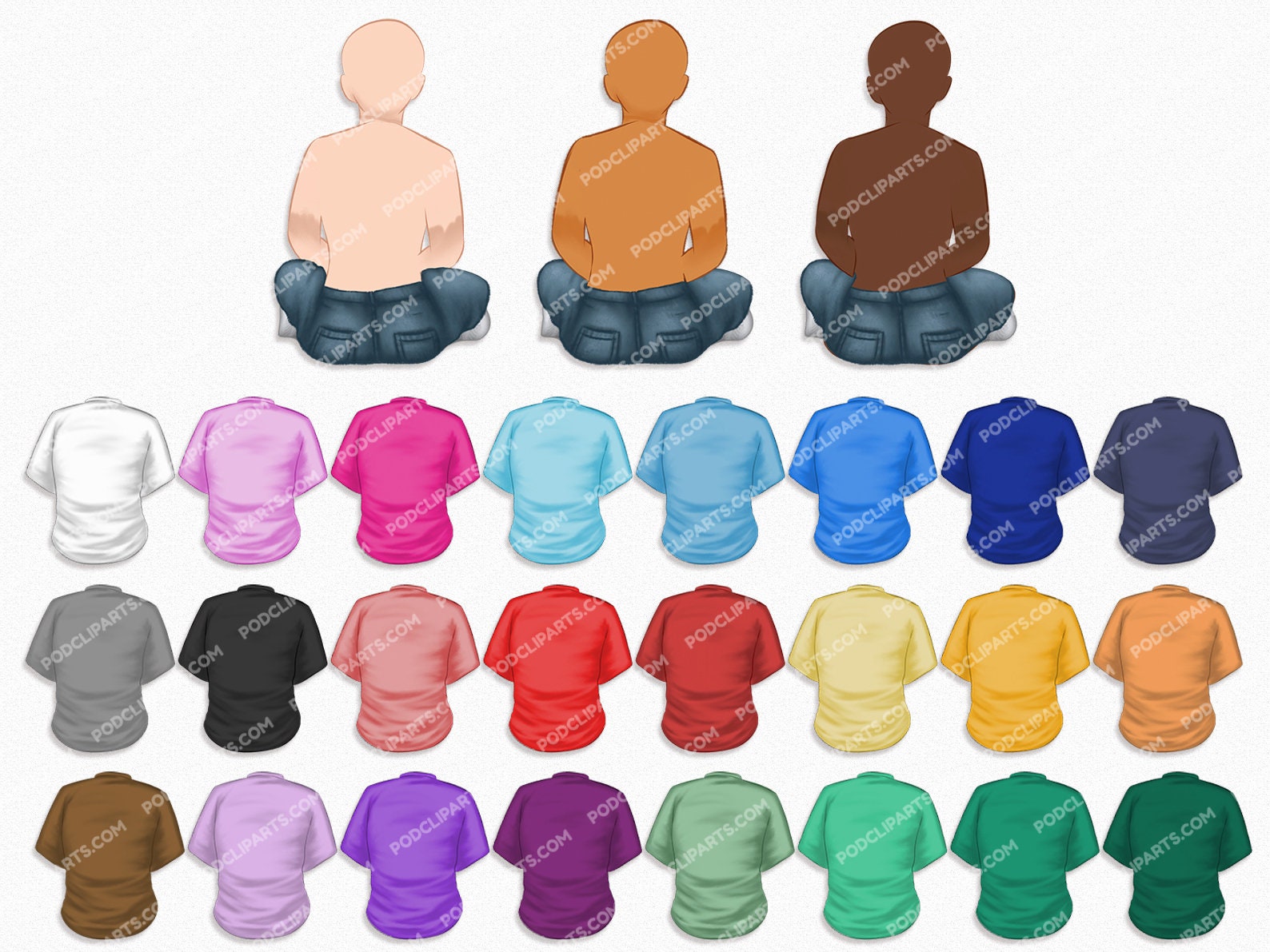 Bundle Boy and Girl Clipart Child Clipart Children Day Kid - Etsy