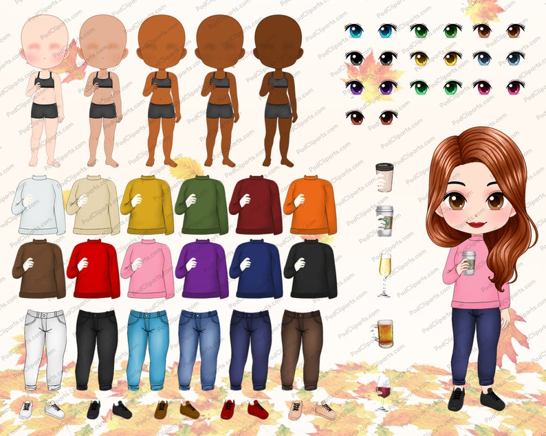 Family Reunion Clipart Fall Family Clipart Autumn PNG - Etsy