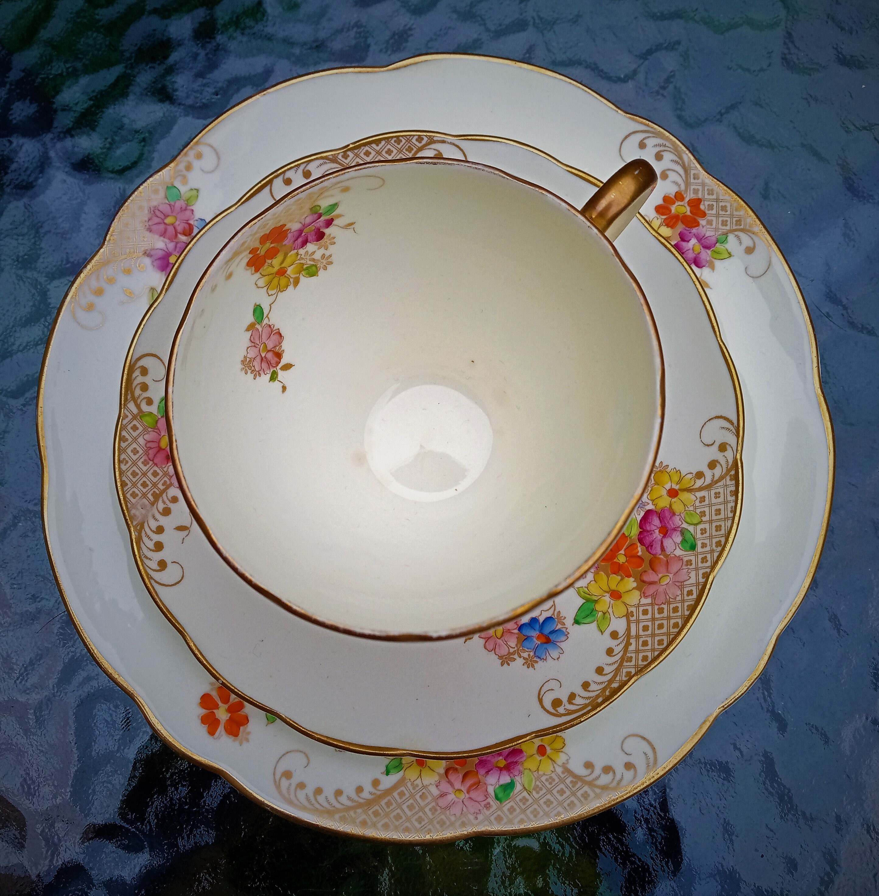 Antique Foley Trio, Fine Bone China Trio, Pattern V2319, Made in ...