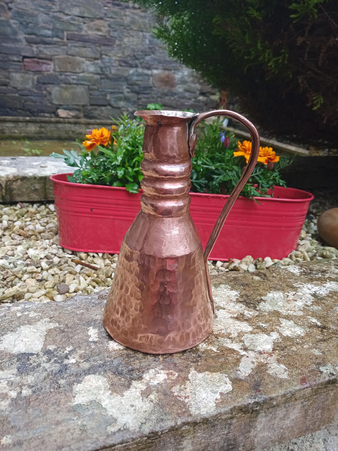 Vintage Copper Vase - Etsy