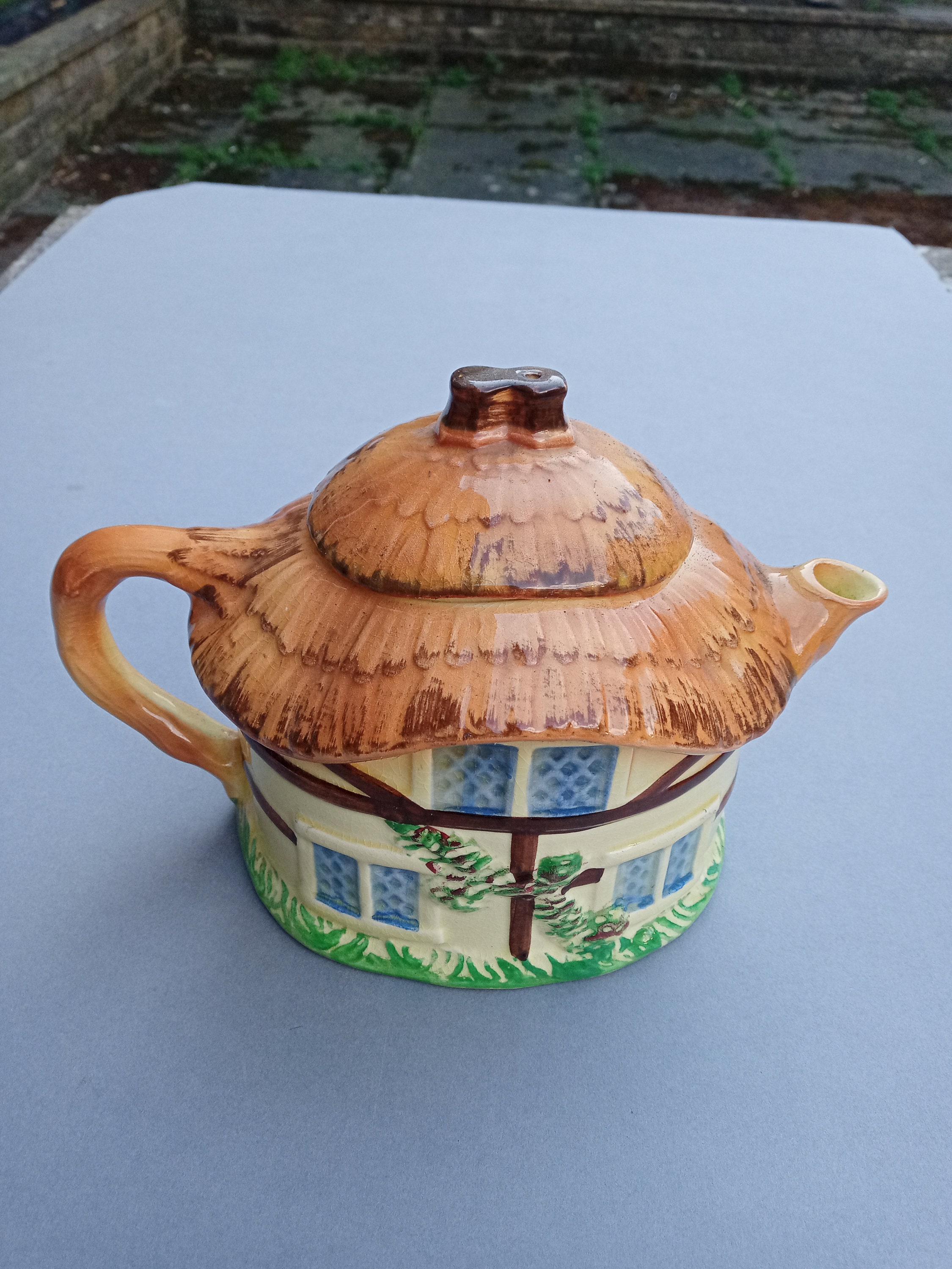 Burlington China Tea Pot, Cottage Ware Tea Pot, Devon Cobb Cottage ...