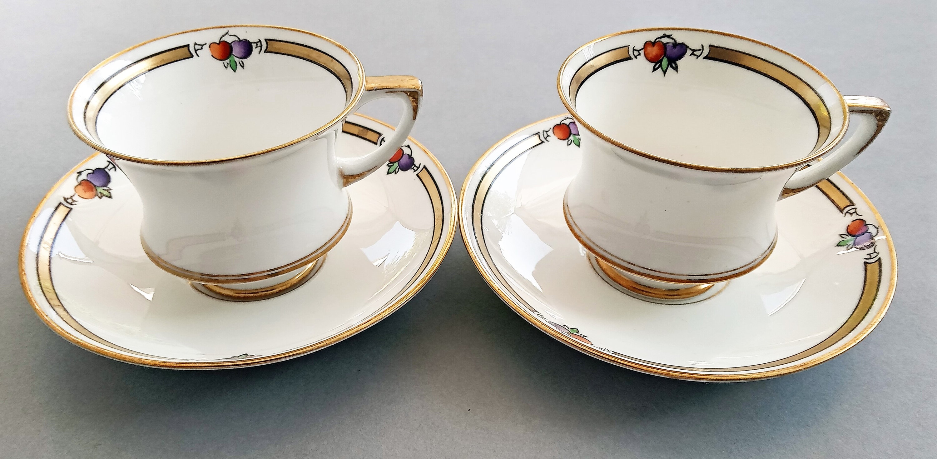 Paragon Coffee Cups Set of 2 Vintage Art Deco Paragon Coffee - Etsy UK