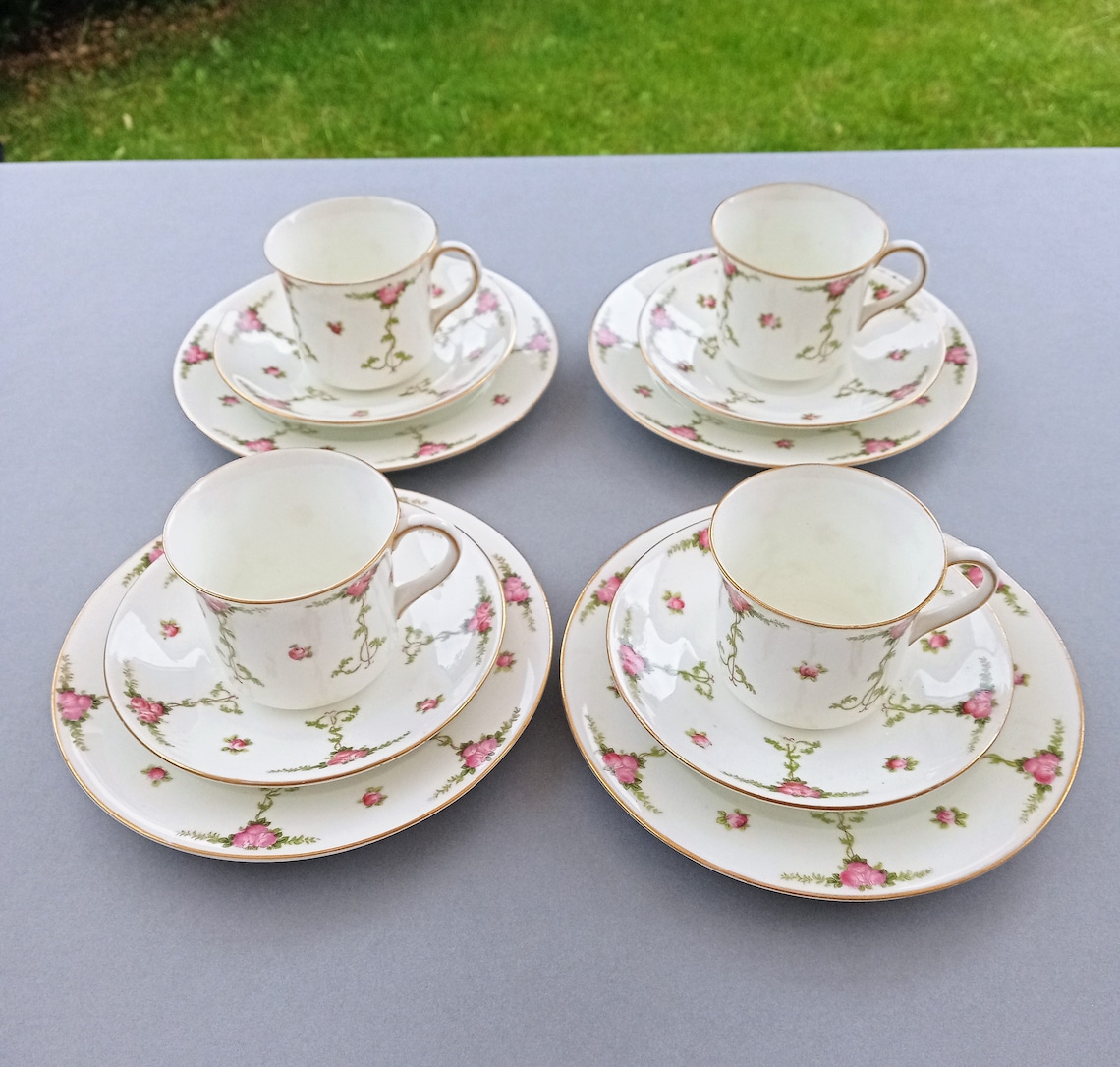 Vintage George Jones and Sons Crescent China Tea Set Made in - Etsy