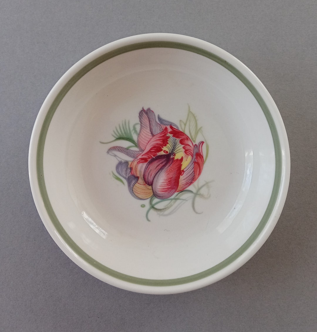 2 X Susie Cooper Trinkets Two Wedgewood Pin Dish With Tulips - Etsy