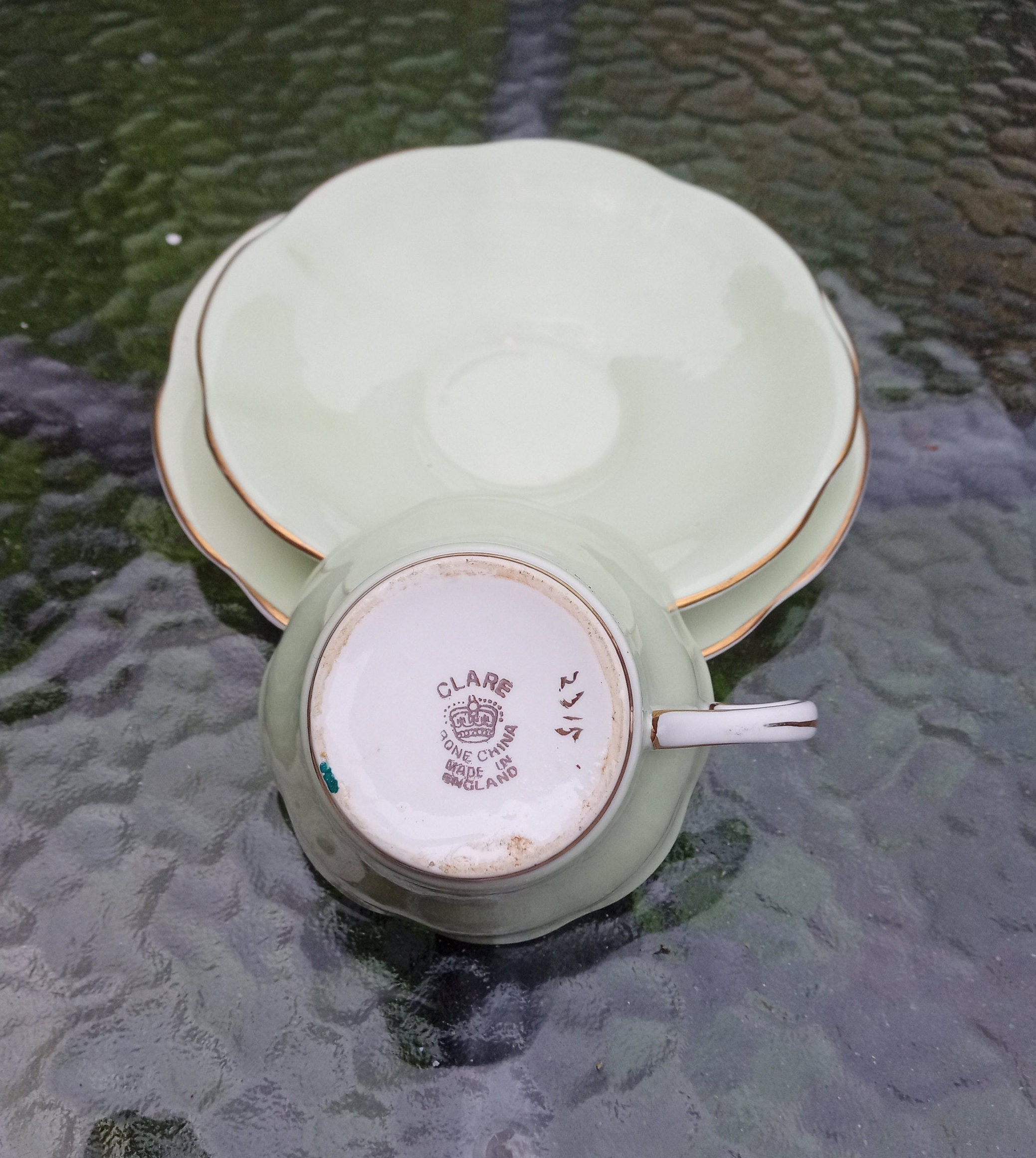 Clare China Trio, Vintage Fine Bone China Tea Set Made in England - Etsy UK