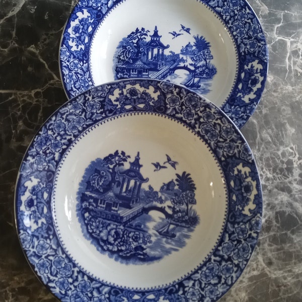 Willow Pattern Plate - Etsy