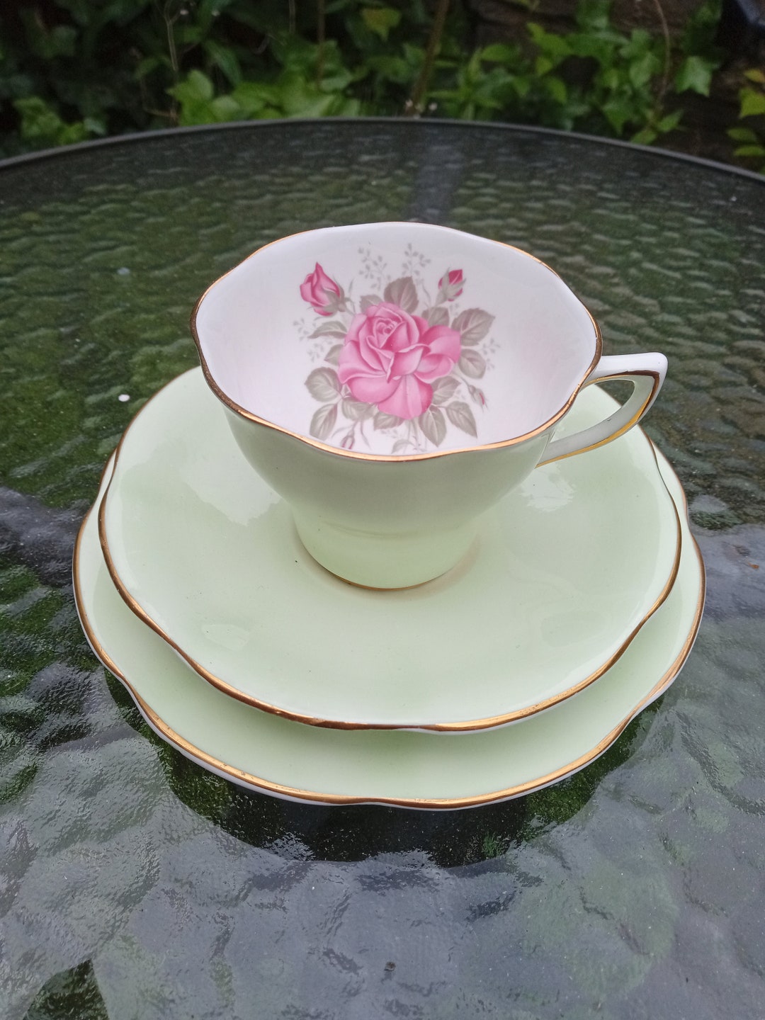 Clare China Trio, Vintage Fine Bone China Tea Set Made in England - Etsy