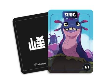 Slug Token Custom MTG Magic the Gathering Innistrad Fantasy Board Game ...