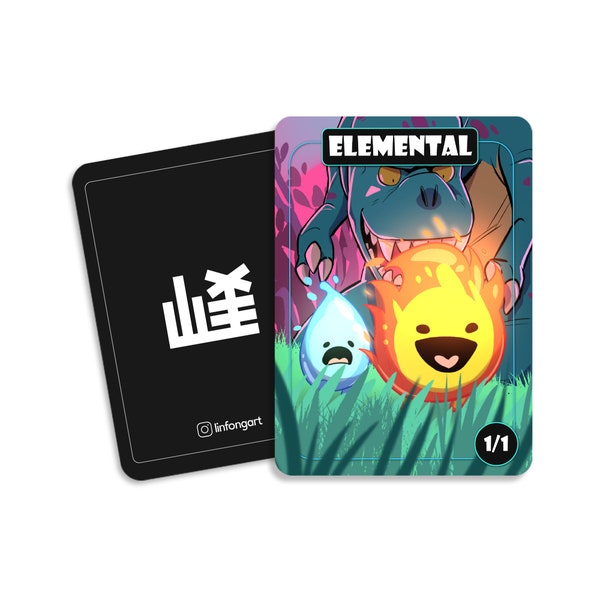 Elemental Token Mtg - Etsy