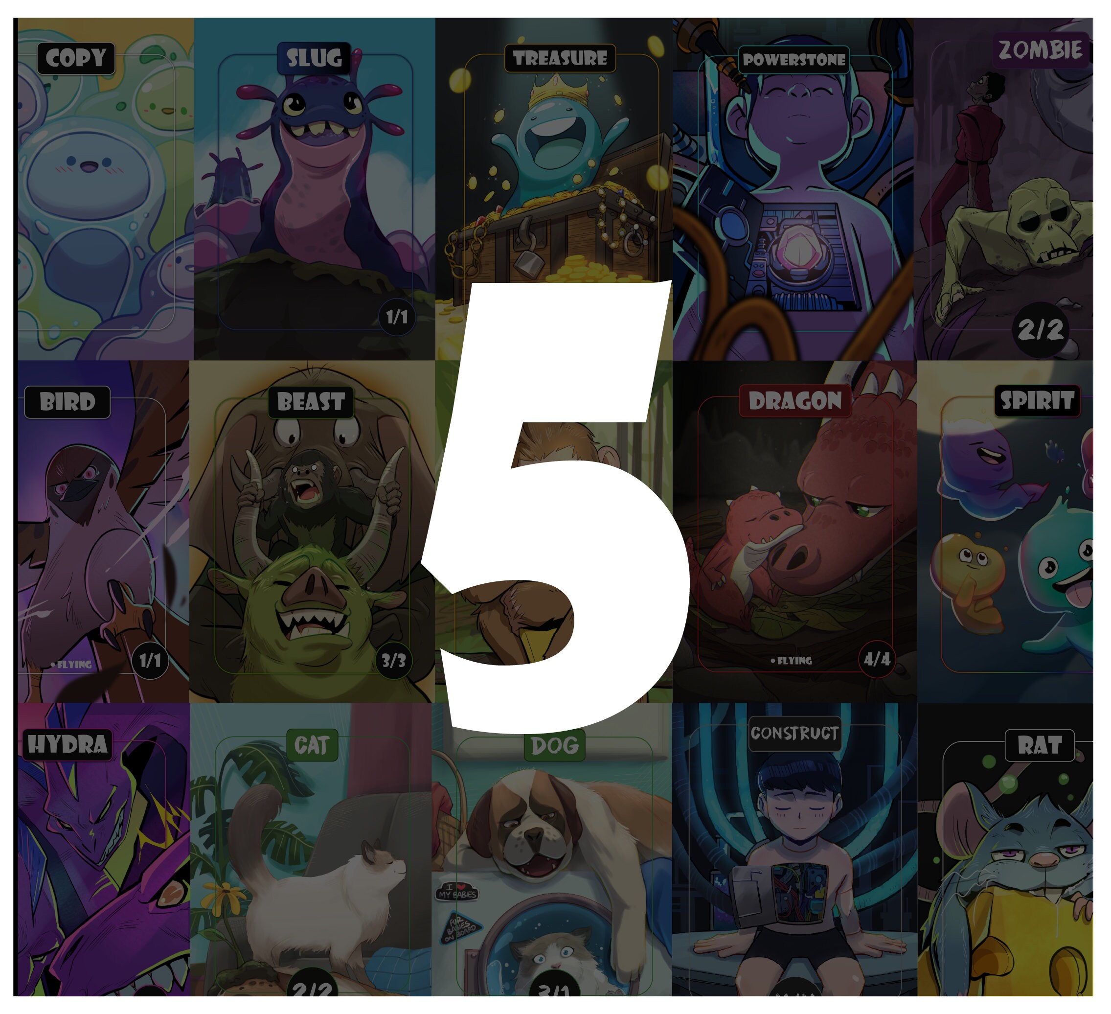 Choose Your Own 5 Tokens! - Etsy