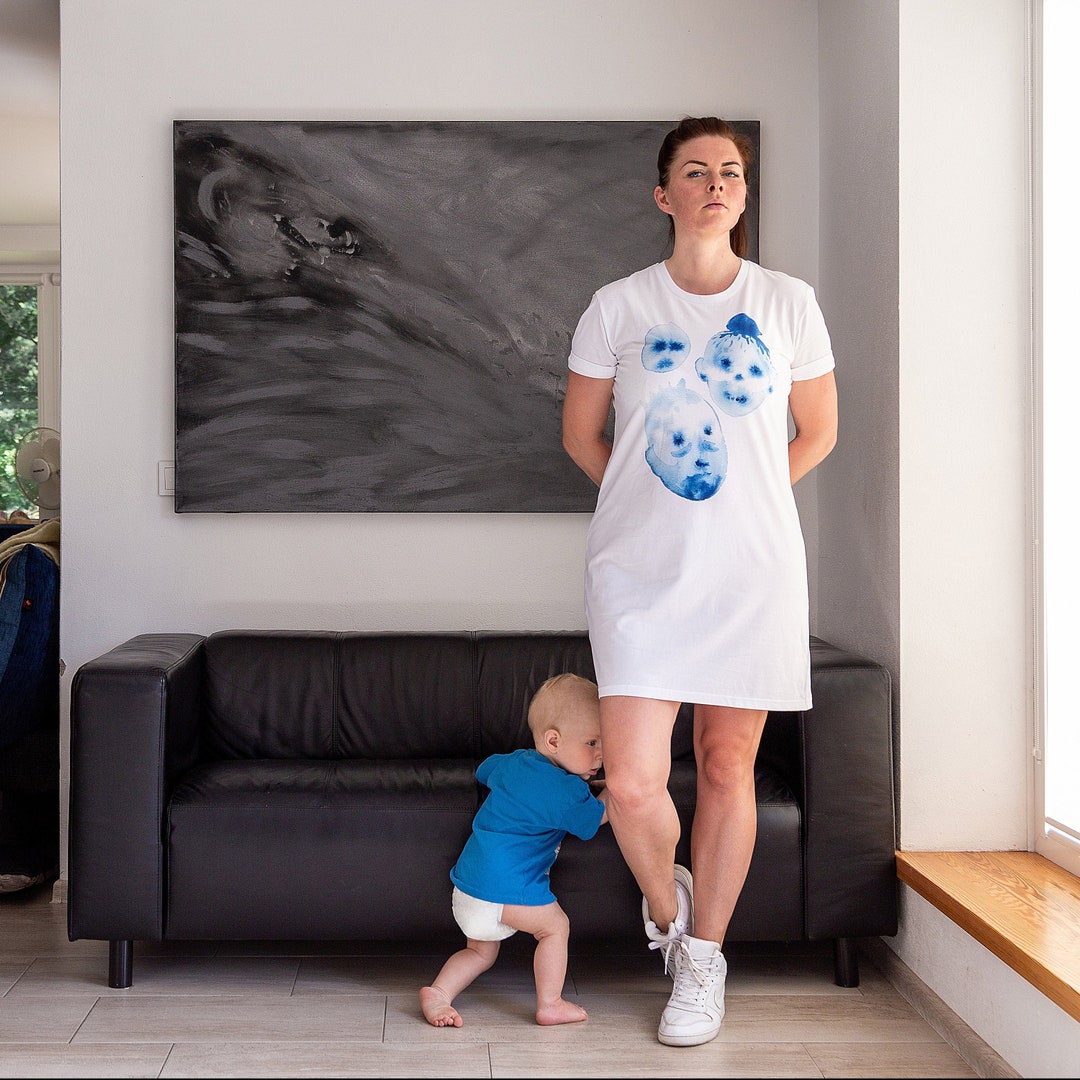Sleep Deprived Family's Genies Organic Cotton T-shirt - Etsy
