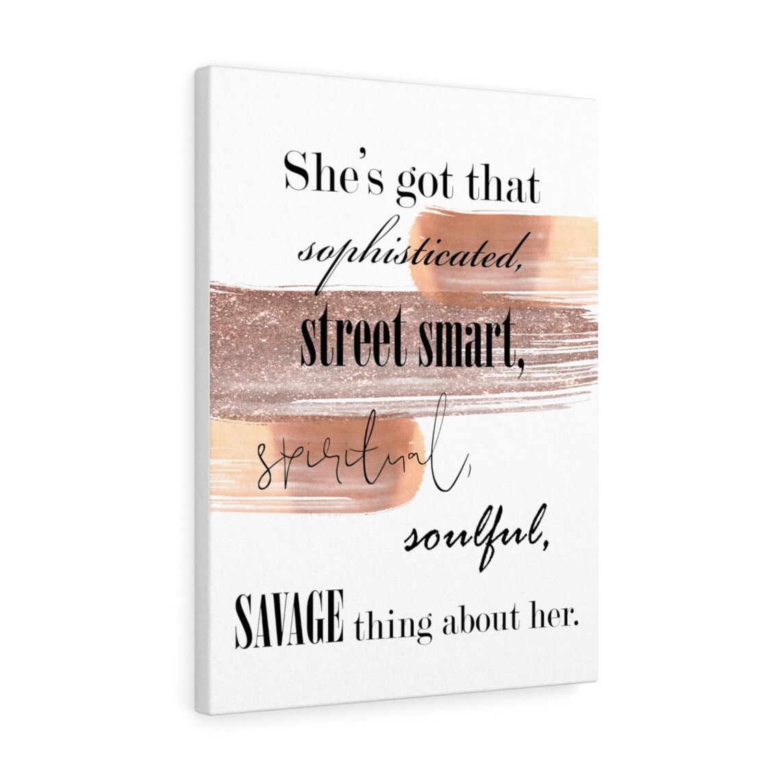 She's got that Wall Art Canvas Decor for Home Office | Etsy