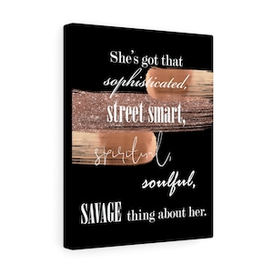 She's Got That Wall Art Canvas, Decor for Home Office, Bedroom Decor ...