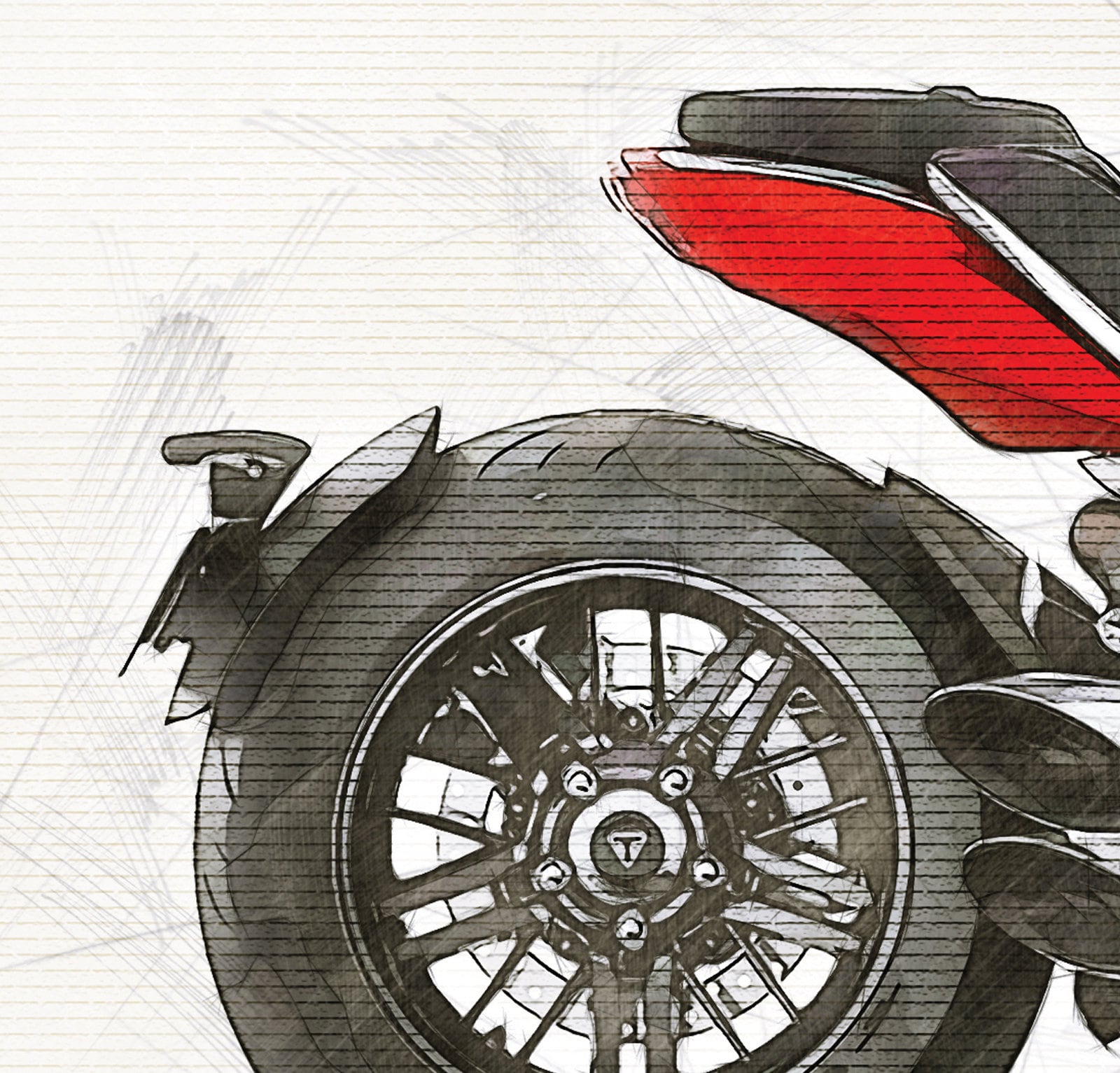 Triumph ROCKET 3 R - 2021, Art Sketch Poster [no Frame] - Etsy