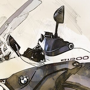 BMW R1200GS Adventure - 2006, Art Sketch Poster [no Frame] - Etsy