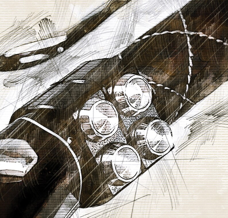 BMW R7 NMOTO Nostalgia 5 Sketches Art Sketch Poster no - Etsy