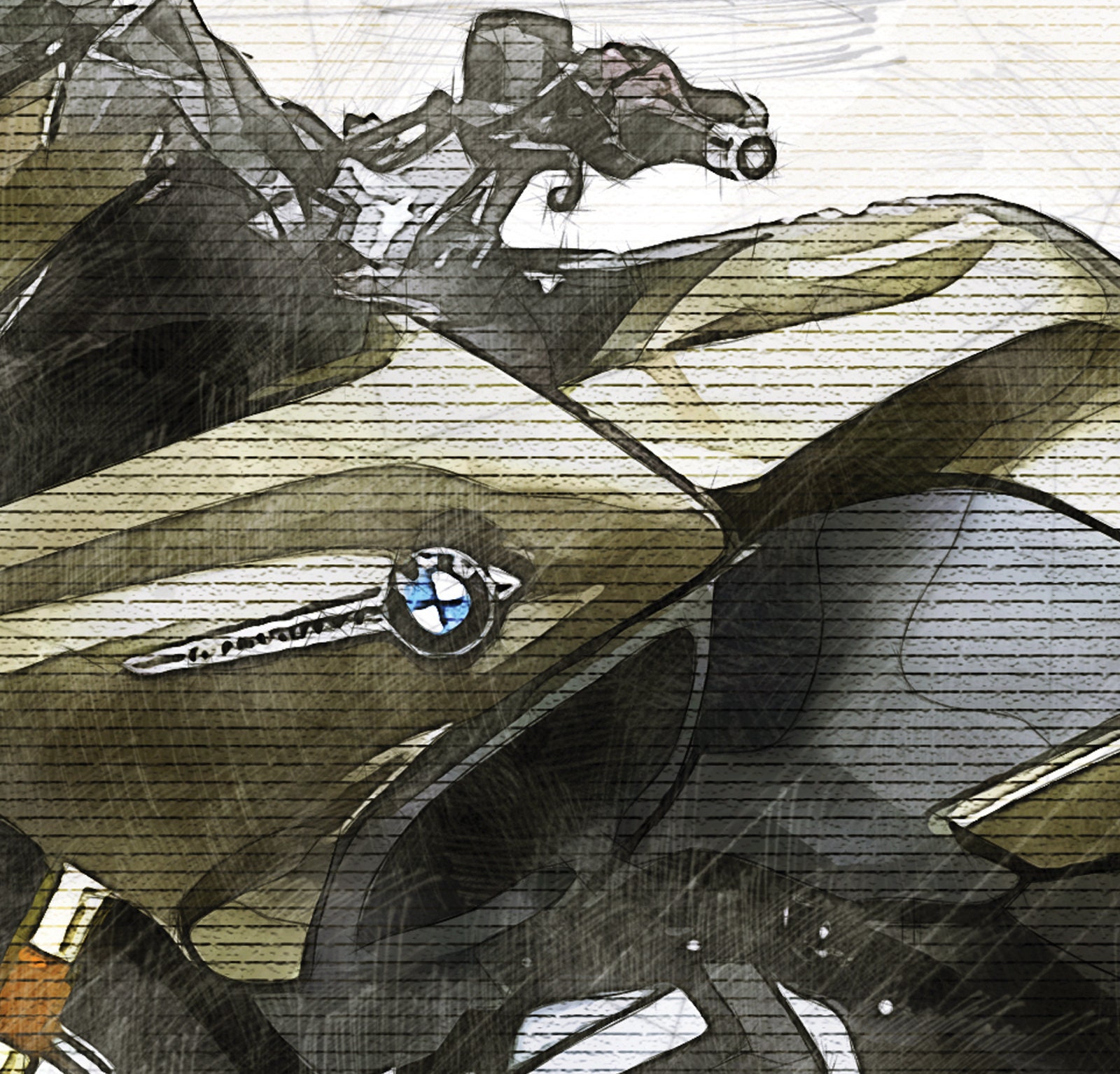 BMW R 1250 RT 2021 Art Sketch Poster no Frame | Etsy