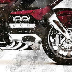 HONDA Goldwing Touring 2020, Art Sketch Poster [no Frame] - Etsy