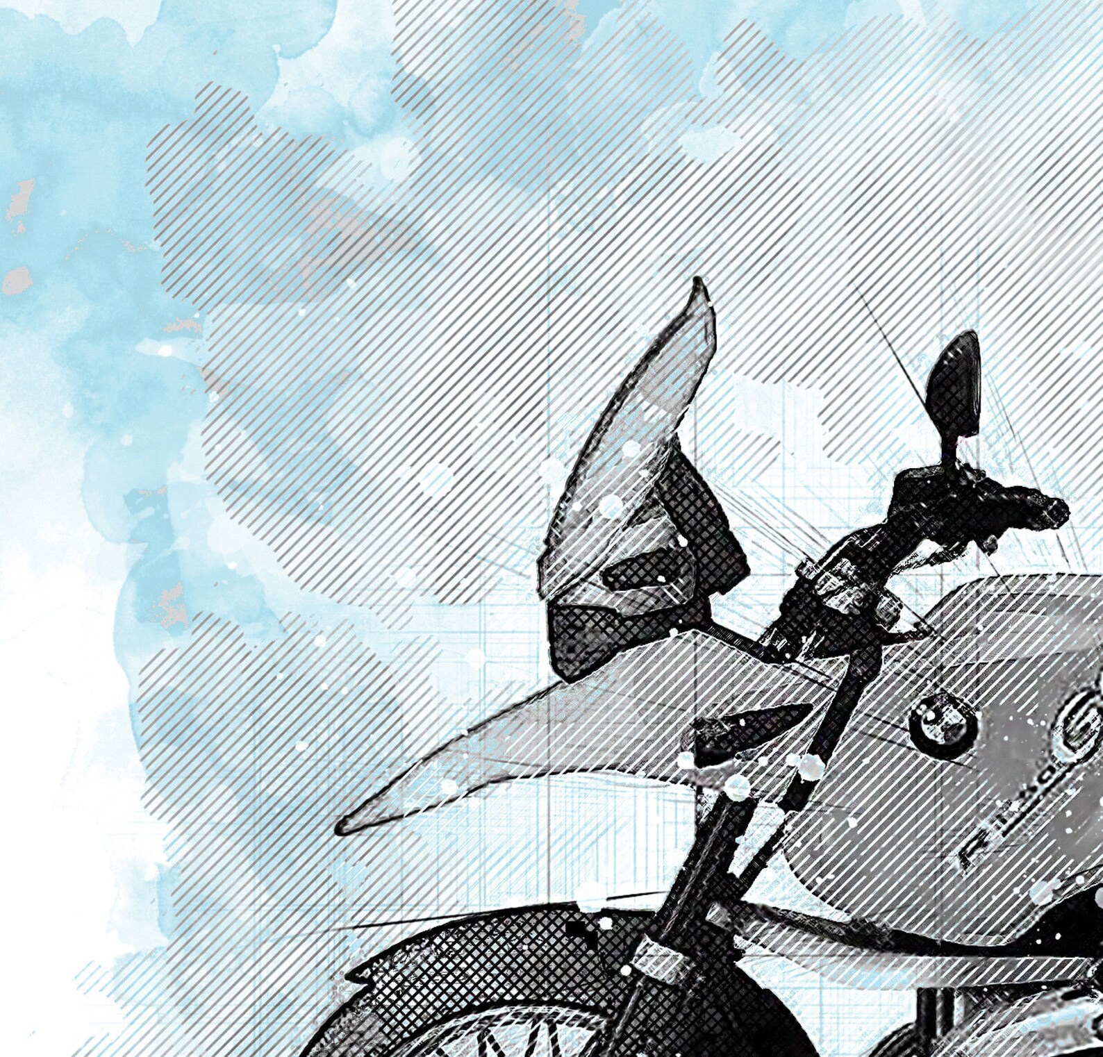 BMW R1150GS 2001 Art Sketch Poster no Frame | Etsy