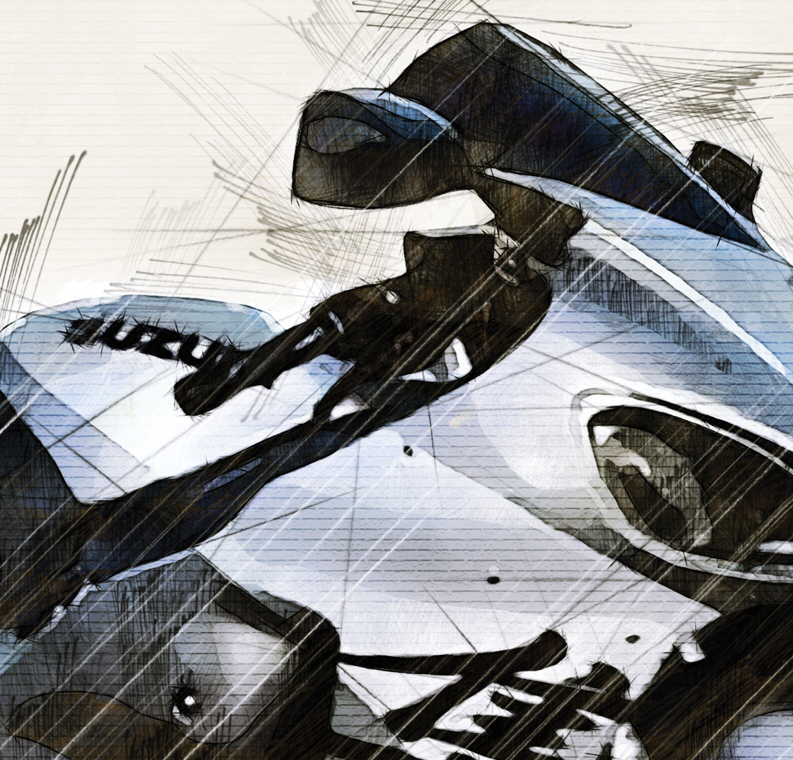 Hayabusa Art Art Sketch Poster no Frame - Etsy