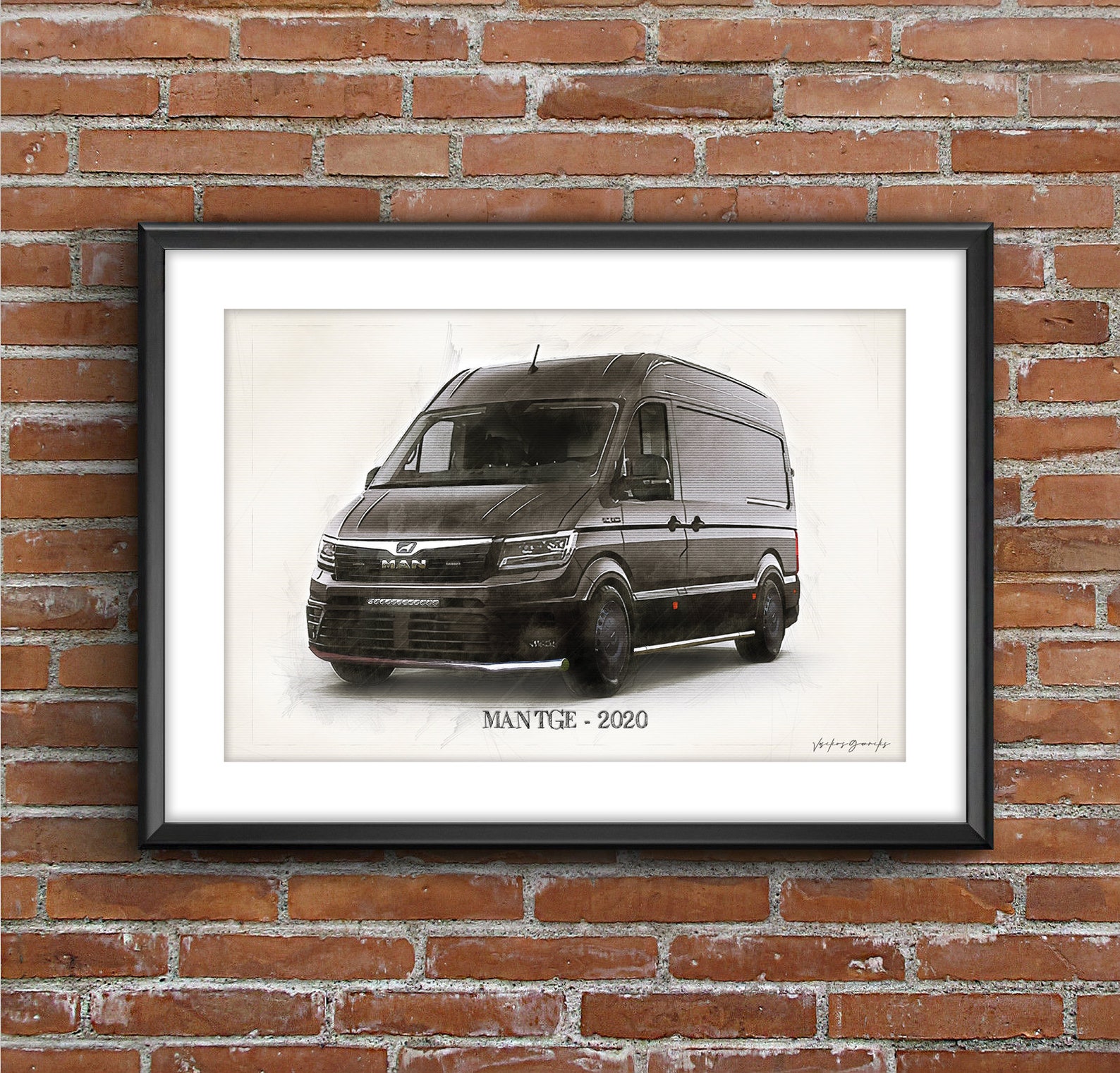 MAN TGE 2020 Art Sketch Poster no Frame - Etsy