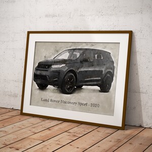 Land Rover Discovery Sport - 2020, Art Sketch Poster [no Frame] - Etsy