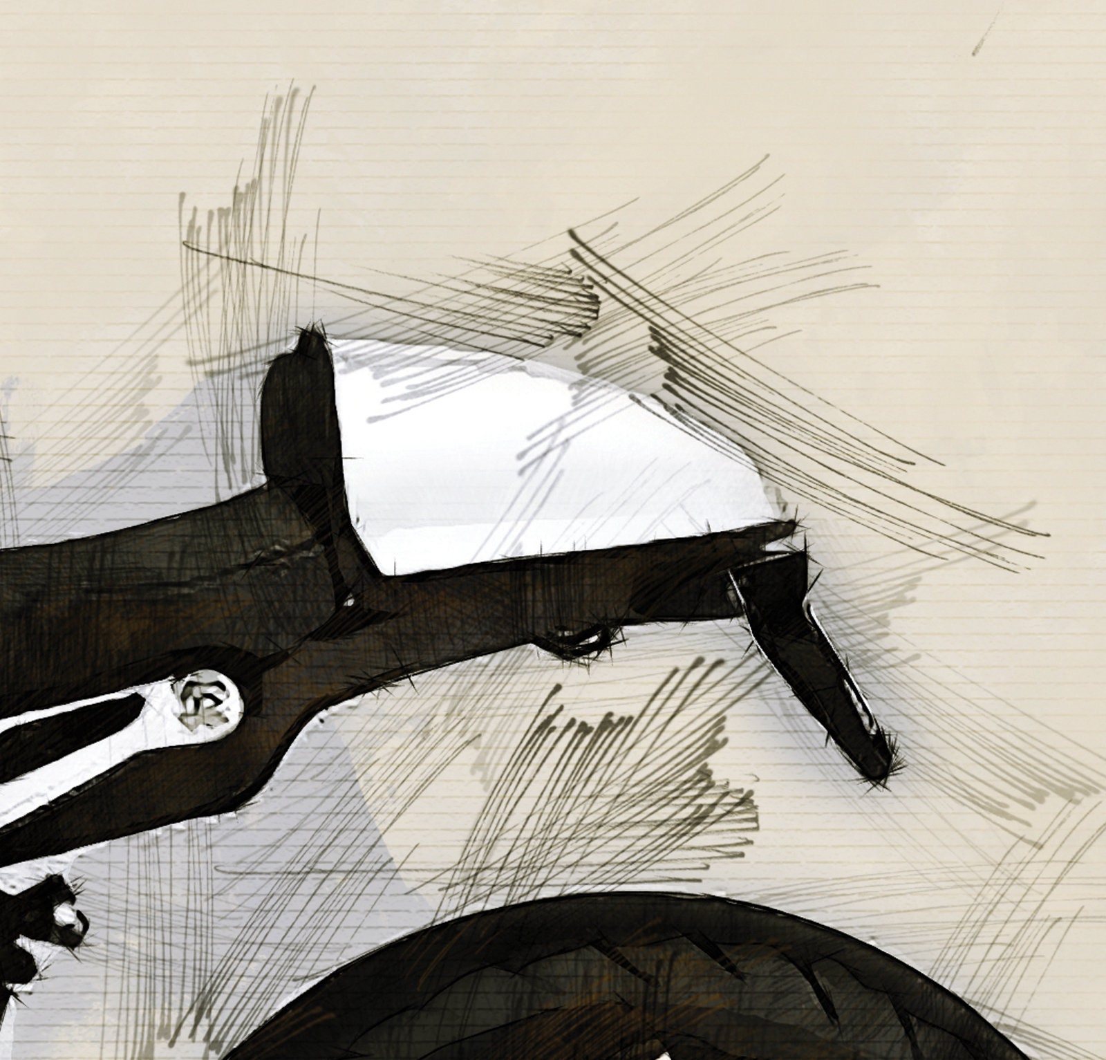 BMW R nineT 2020 art sketch poster no frame | Etsy