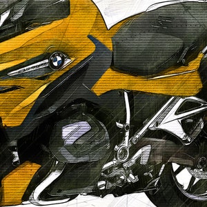 BMW R 1250 RT, Art Sketch Poster [no Frame] - Etsy