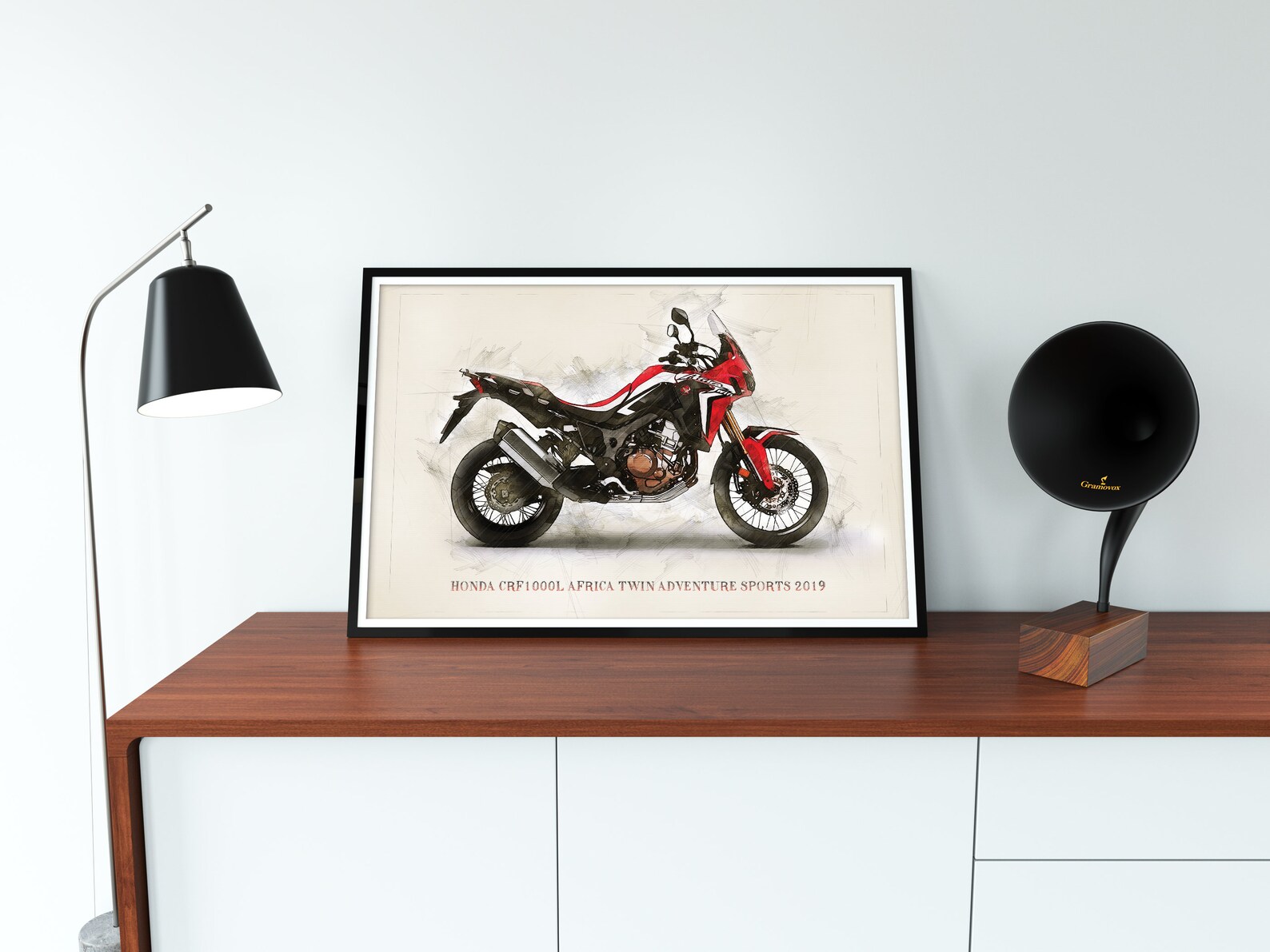 Honda CRF1000L Africa Twin -2016, Art Sketch Poster [no Frame] - Etsy