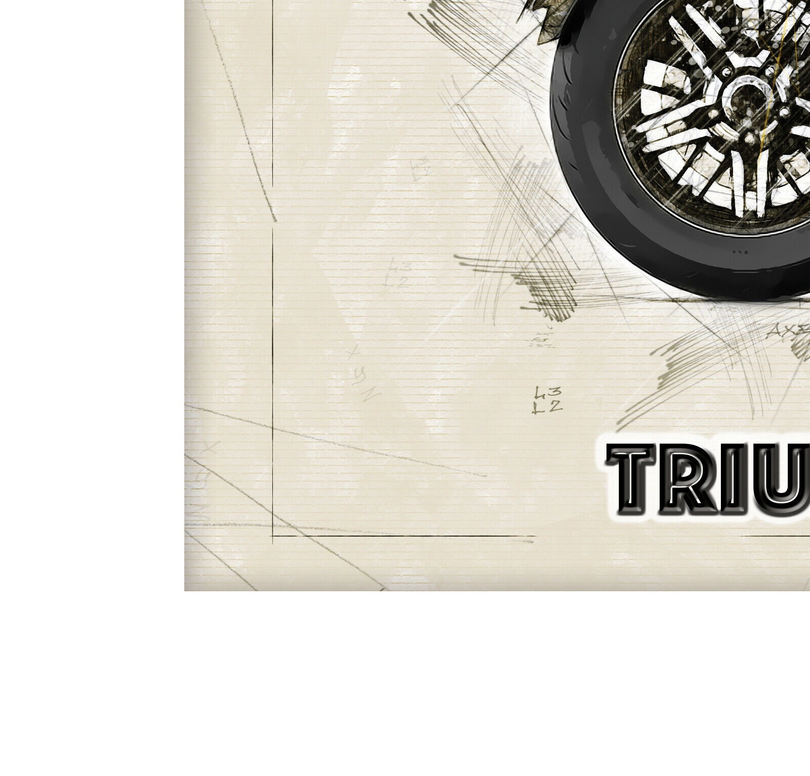 Triumph ROCKET 3 GT 2020, Art Sketch Poster [no Frame] - Etsy