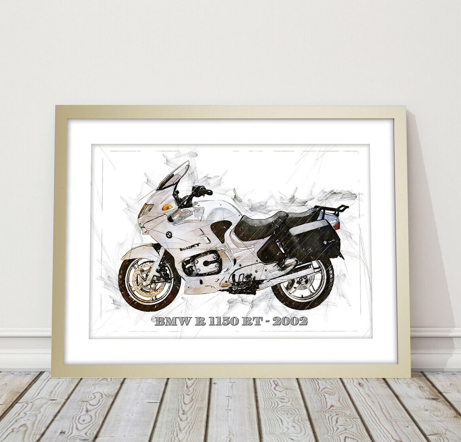 BMW R1150RT 2002 Art Sketch Poster no Frame | Etsy