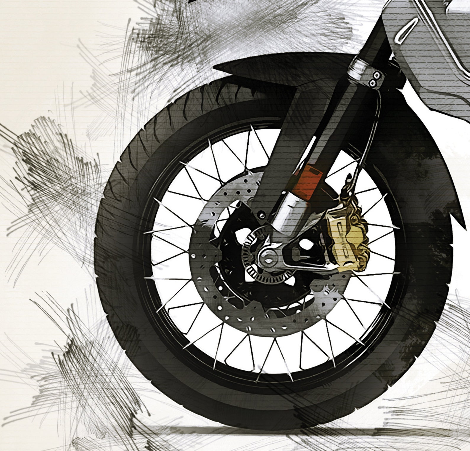 BMW R 1250 GS 2020 Art Sketch Poster no Frame - Etsy