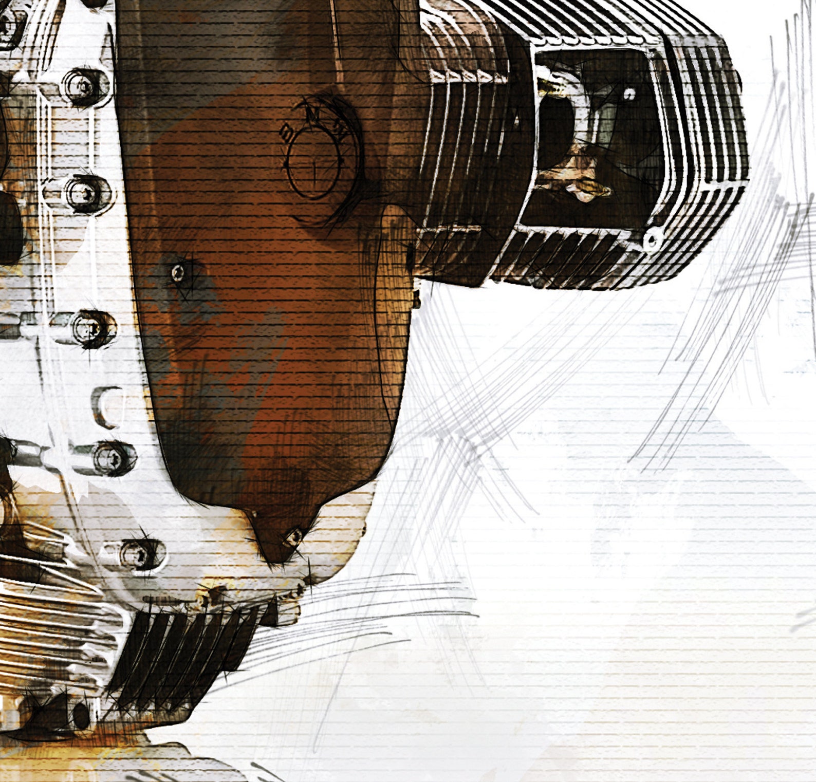 BMW R 1200 GS - Boxer Engine 2003-2009, Art Sketch Poster [no Frame] - Etsy