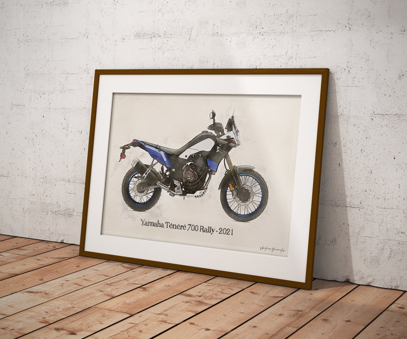 Yamaha Ténéré 700 Rally - 2021, Art Sketch Poster [no Frame] - Etsy