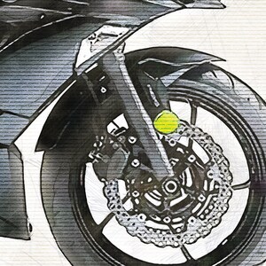 Kawasaki Ninja 650 - 2017, Art Sketch Poster [no Frame] - Etsy