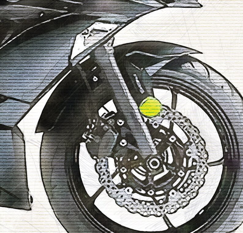 Kawasaki Ninja 650 - 2017, Art Sketch Poster [no Frame] - Etsy